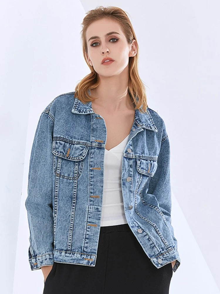 Ladies Denim Jacket: Elevate Your Style with Timeless Fashion – HA Closet